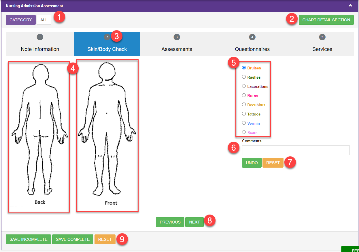 Nursing Assessment – Axiom