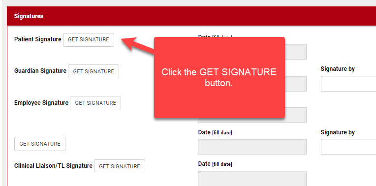 Capturing A Patient Signature – Axiom